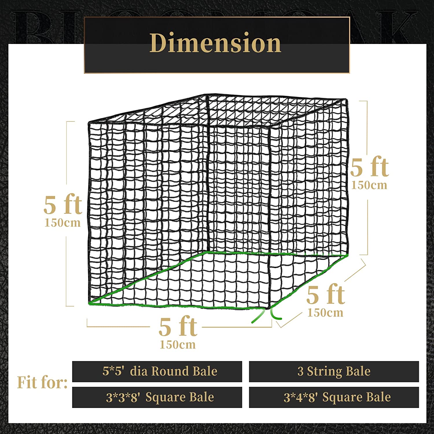 Round Bale Hay Net | Large Hay Bales | SFN