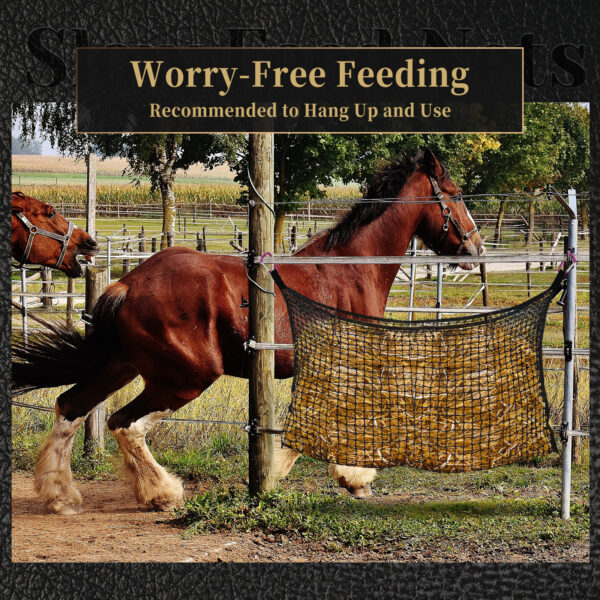 Slow Feed Hay Net For Horse|Knotless Design|Help digestion|SFN